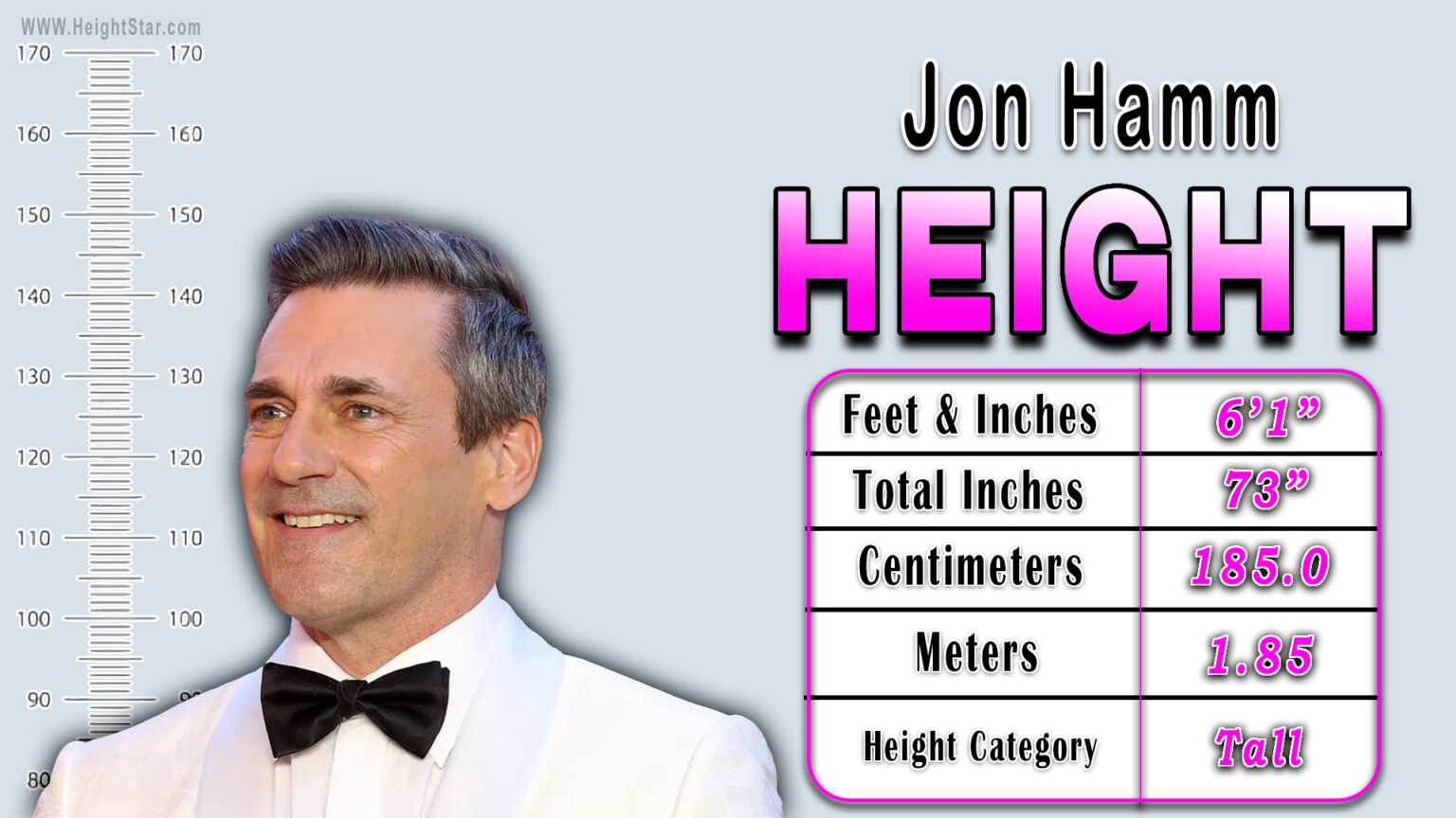 Jon Hamm Height