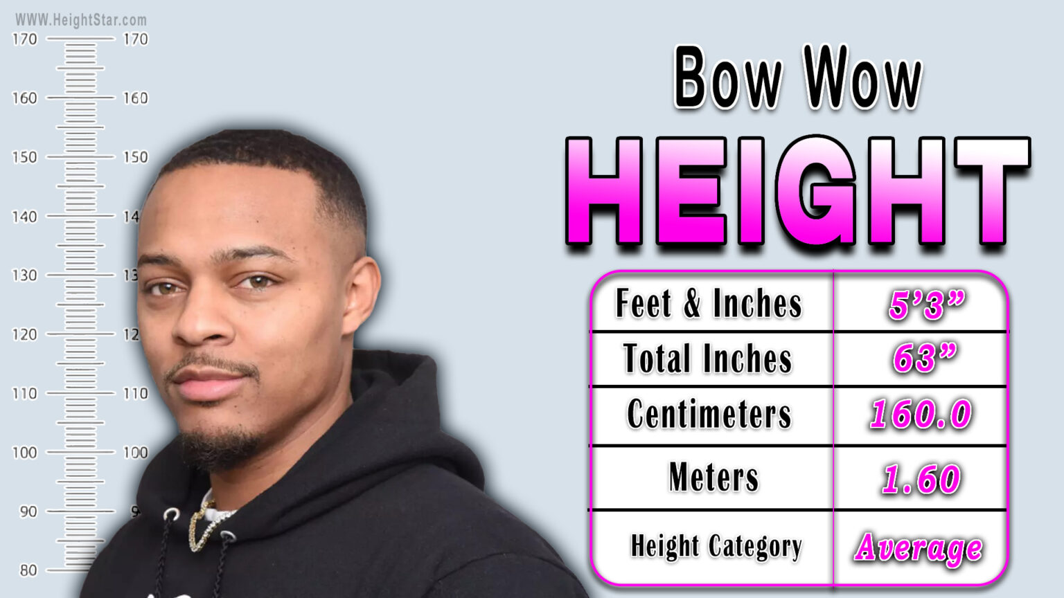 How Tall Is Bow Wow?